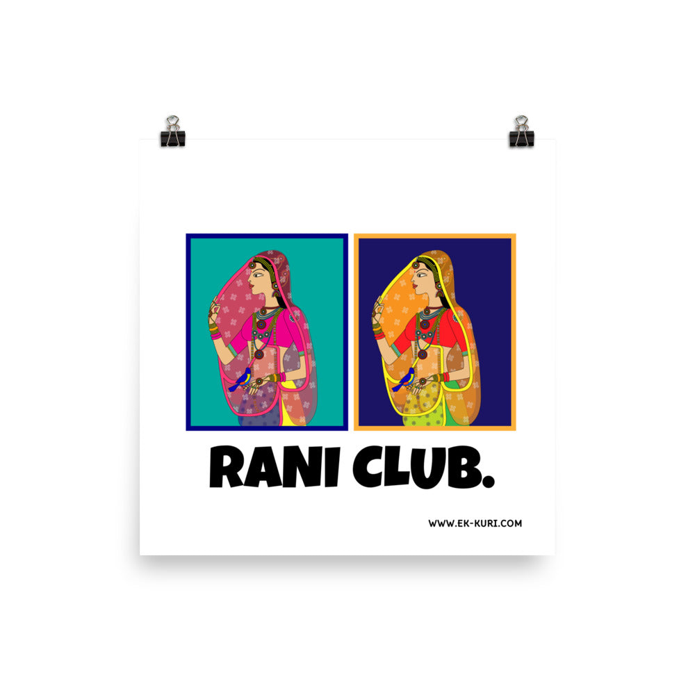 RANI CLUB - Poster – EK KURI